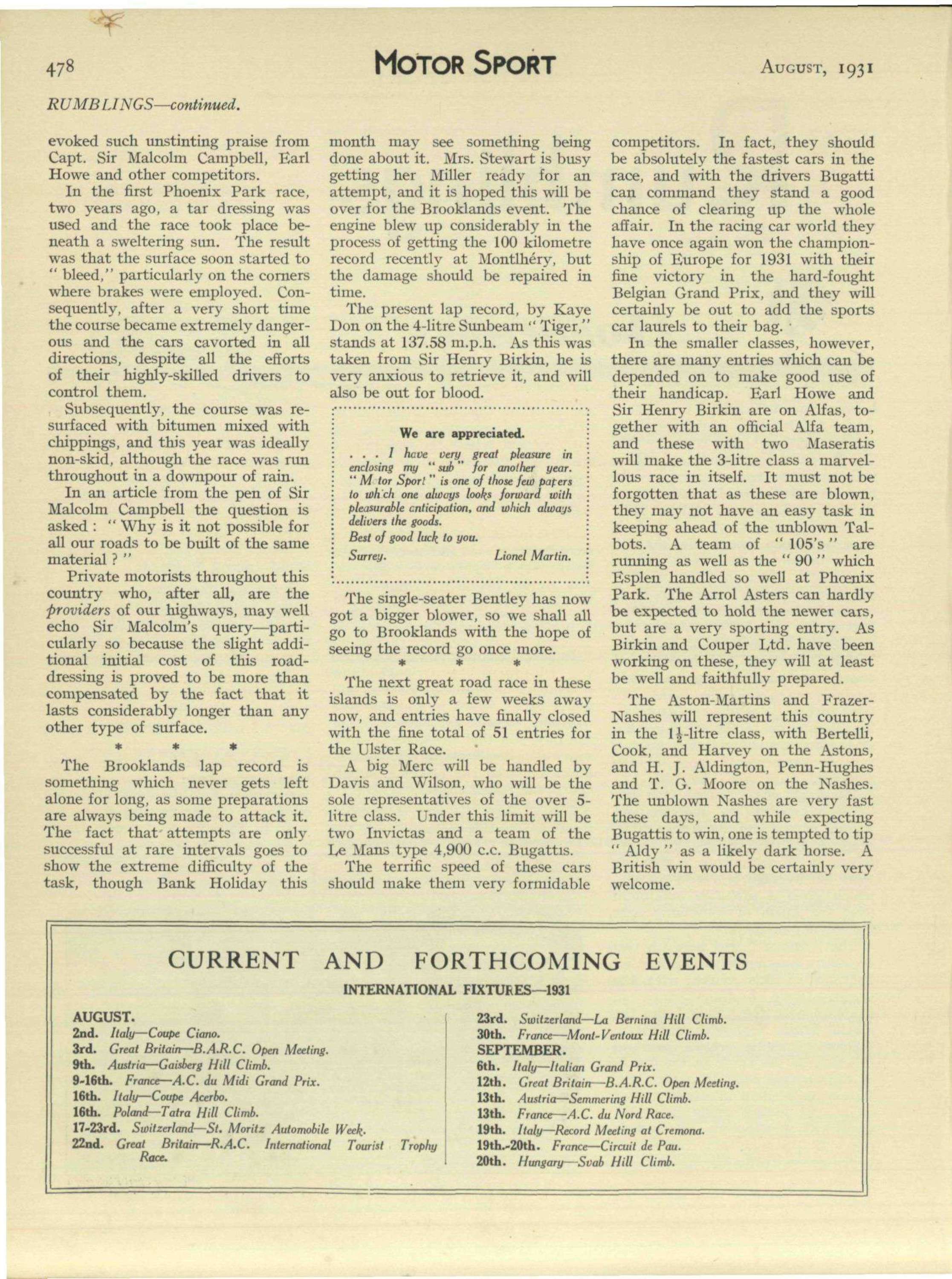 THE TRIUMPH "GNAT" August 1931 - Motor Sport Magazine