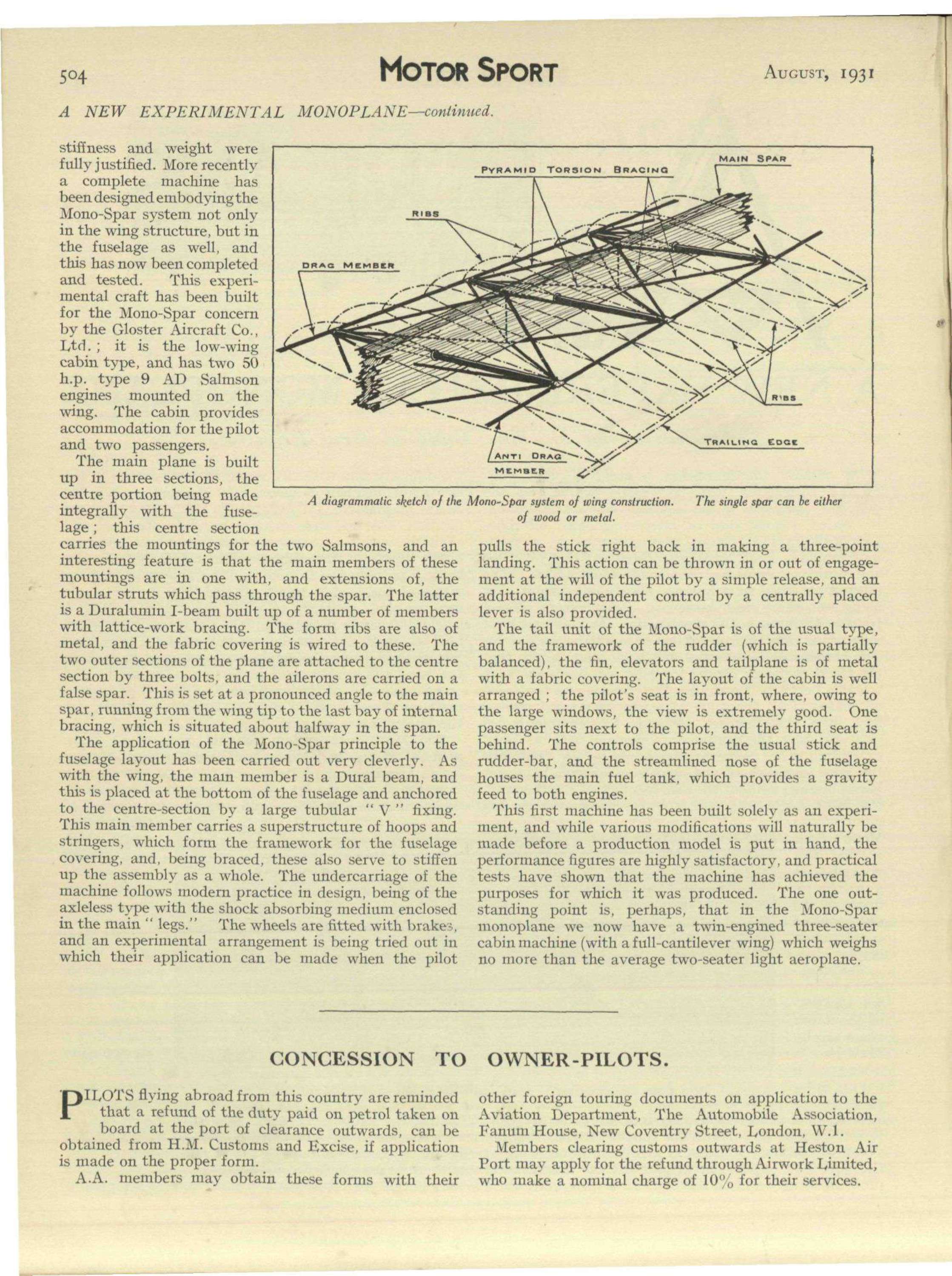 THE TRIUMPH "GNAT" August 1931 - Motor Sport Magazine