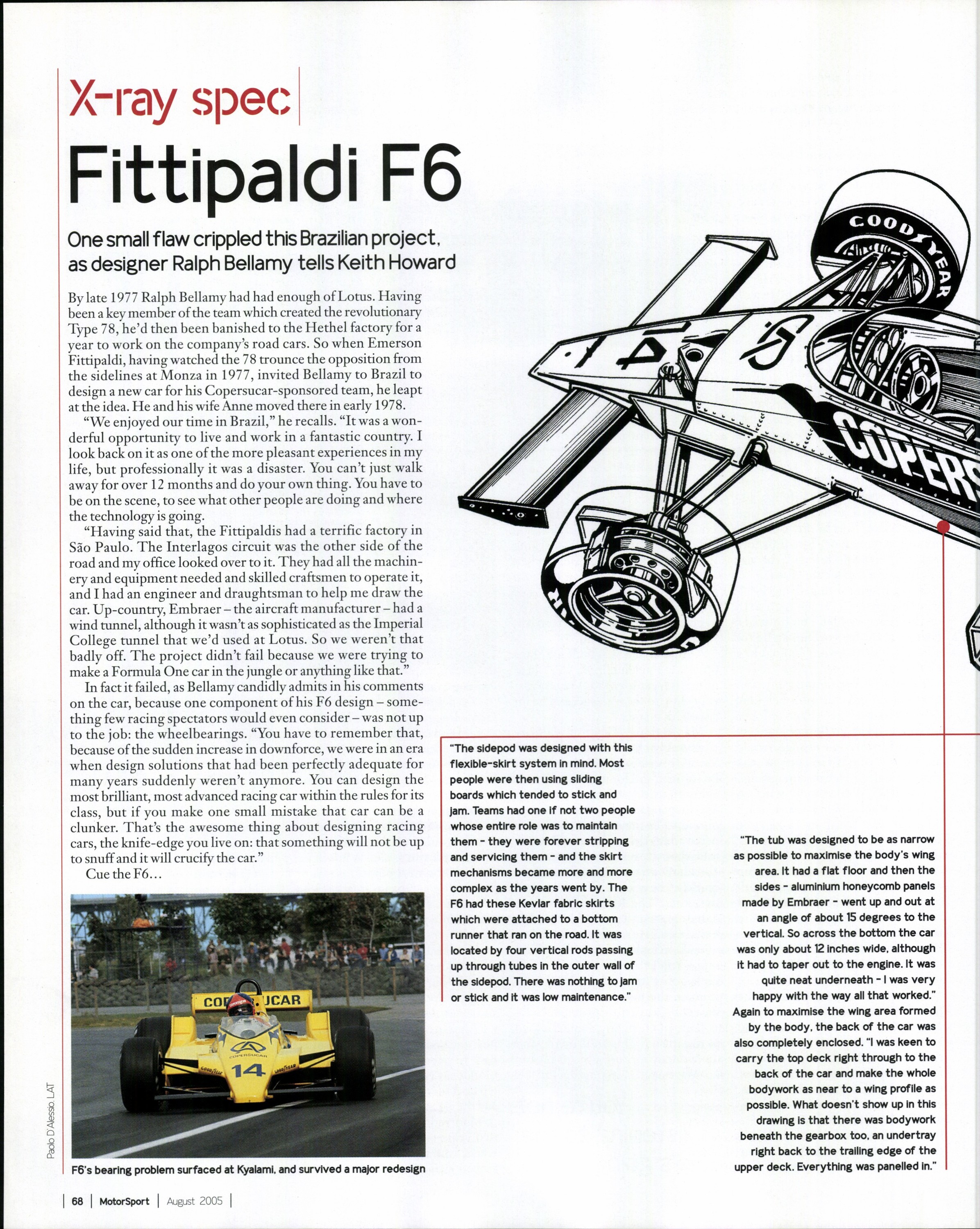 X-ray spec -- Fittipaldi F6 | Motor Sport Magazine Archive