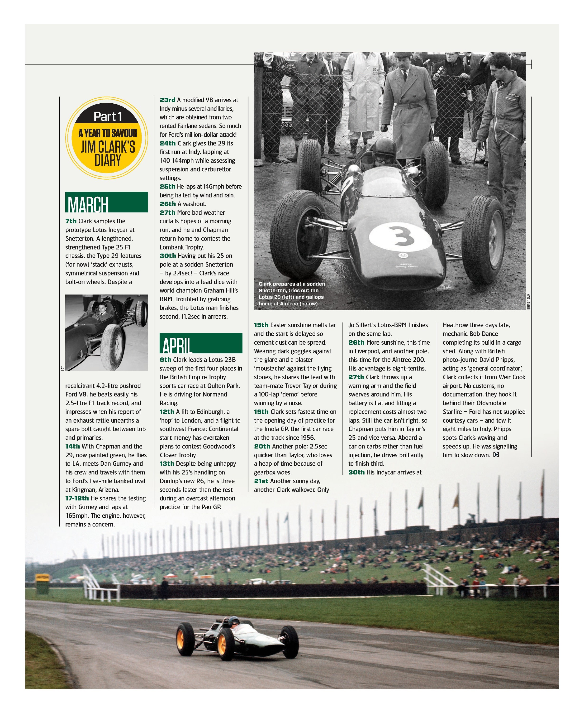 Jim Clark's 1963 Diary: a year to savour August 2013 - Motor Sport Magazine