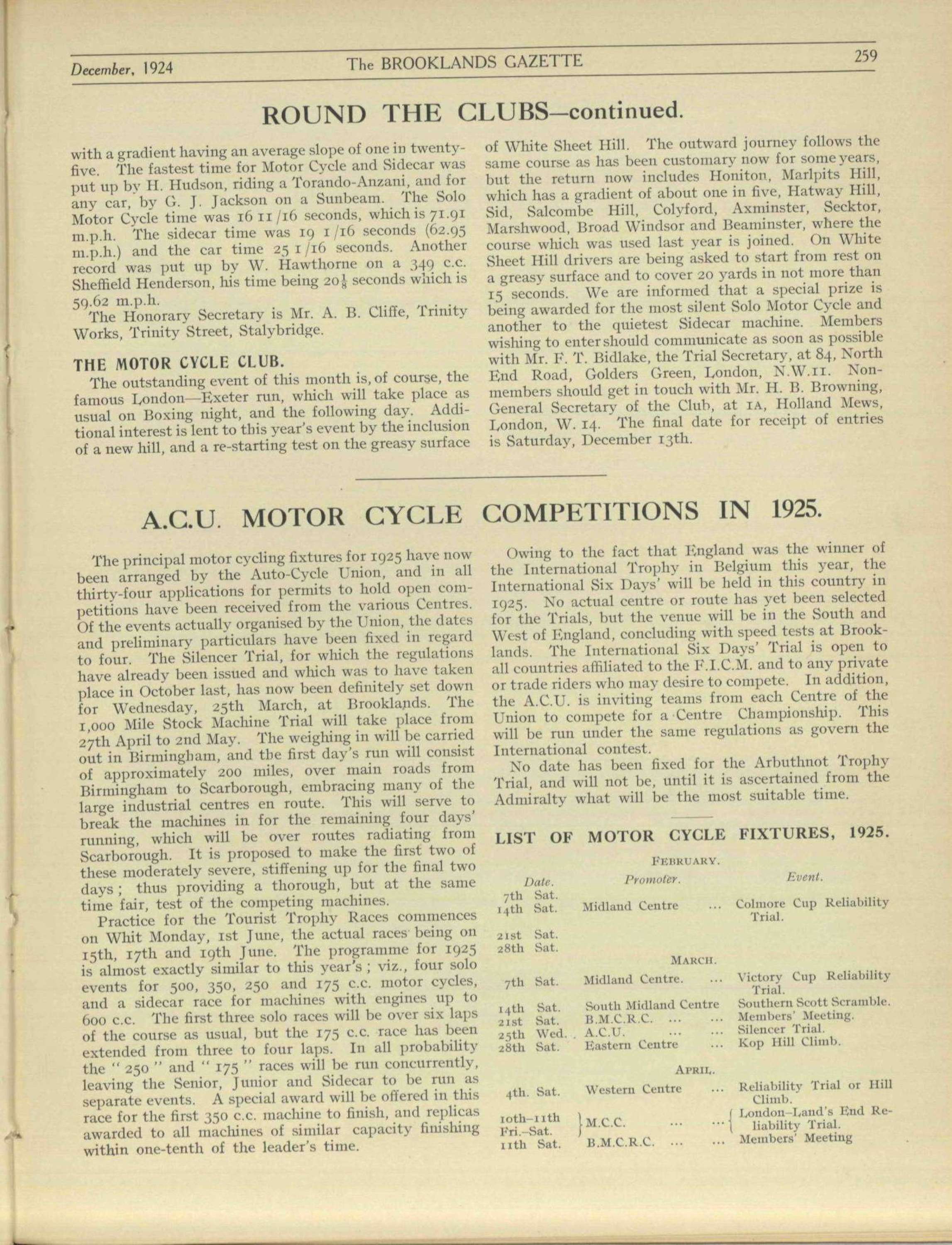 December 1924 - Motor Sport Magazine