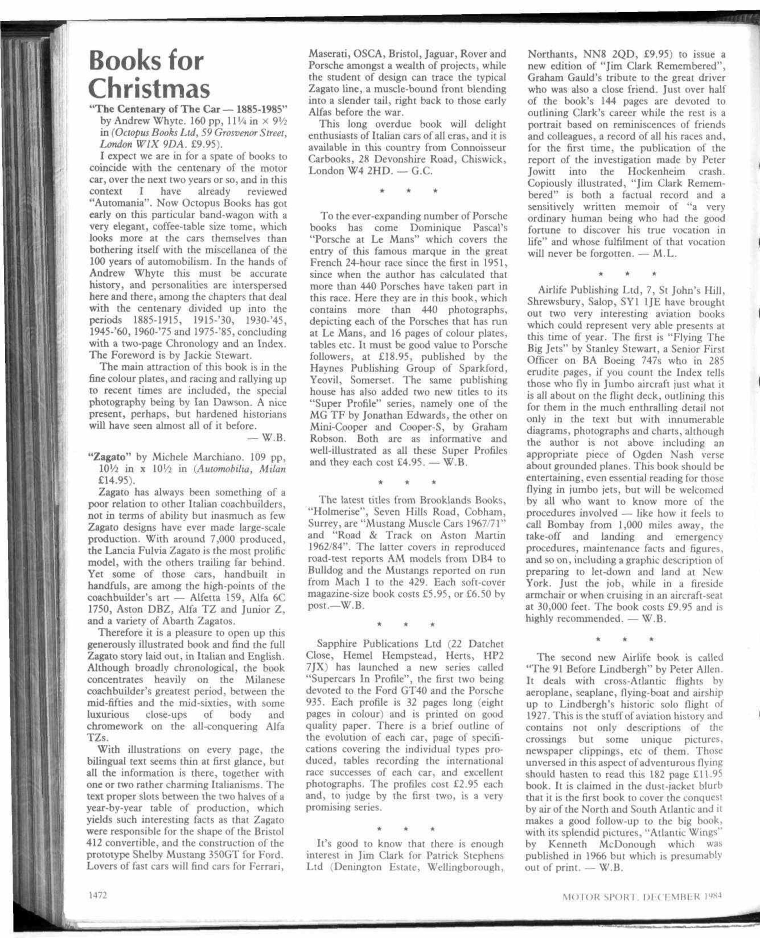 LOOKING BACK ON Stuart Lewis-Evans December 1984 - Motor Sport Magazine