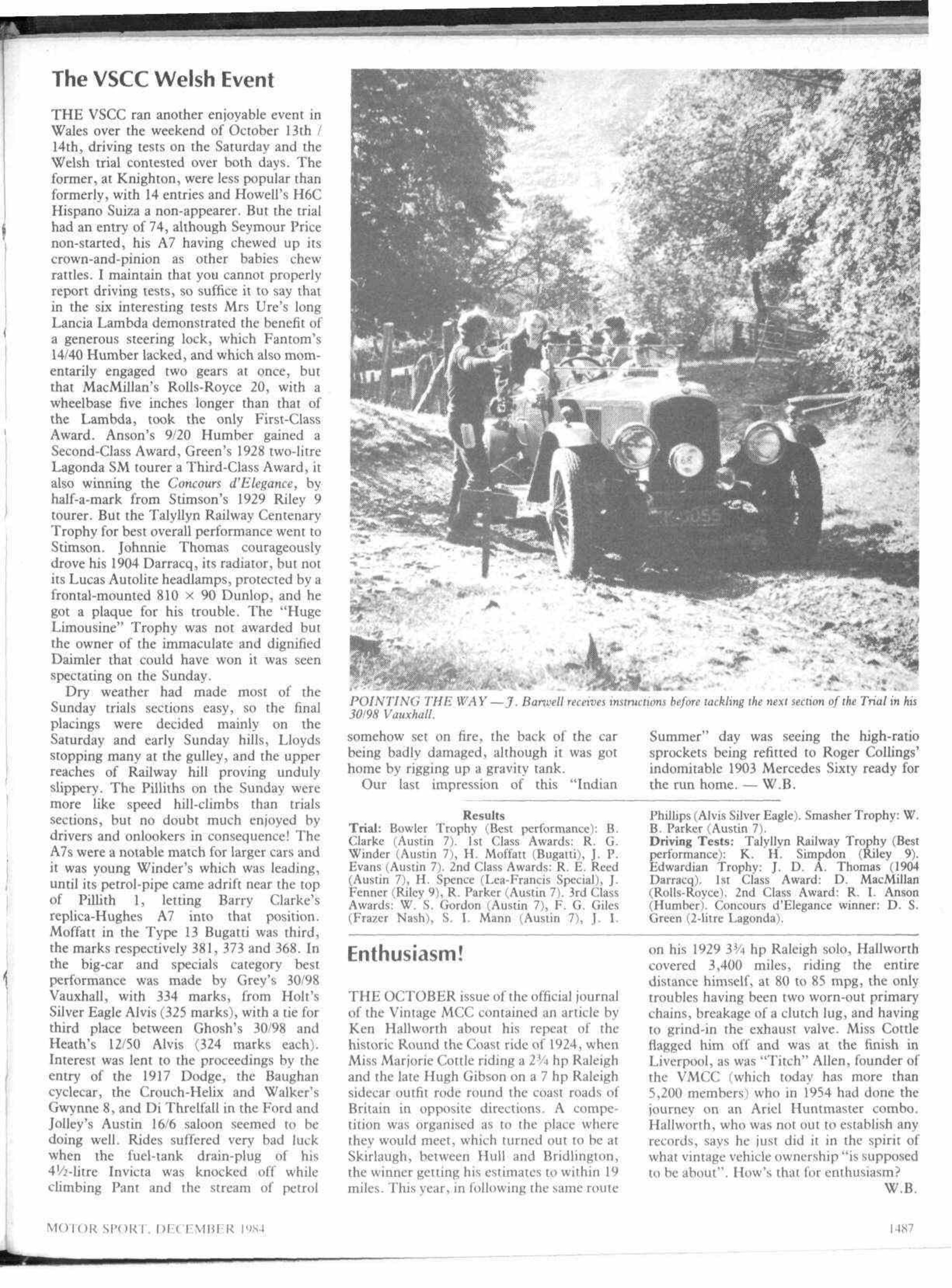 LOOKING BACK ON Stuart Lewis-Evans December 1984 - Motor Sport Magazine