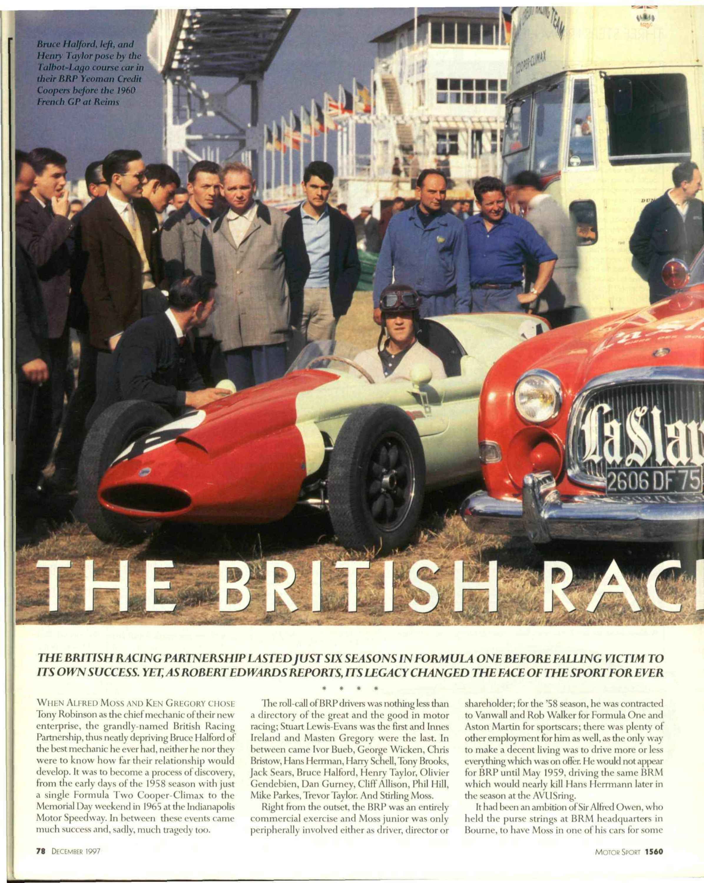 The British Racing Partnership | Motor Sport Magazine Archive