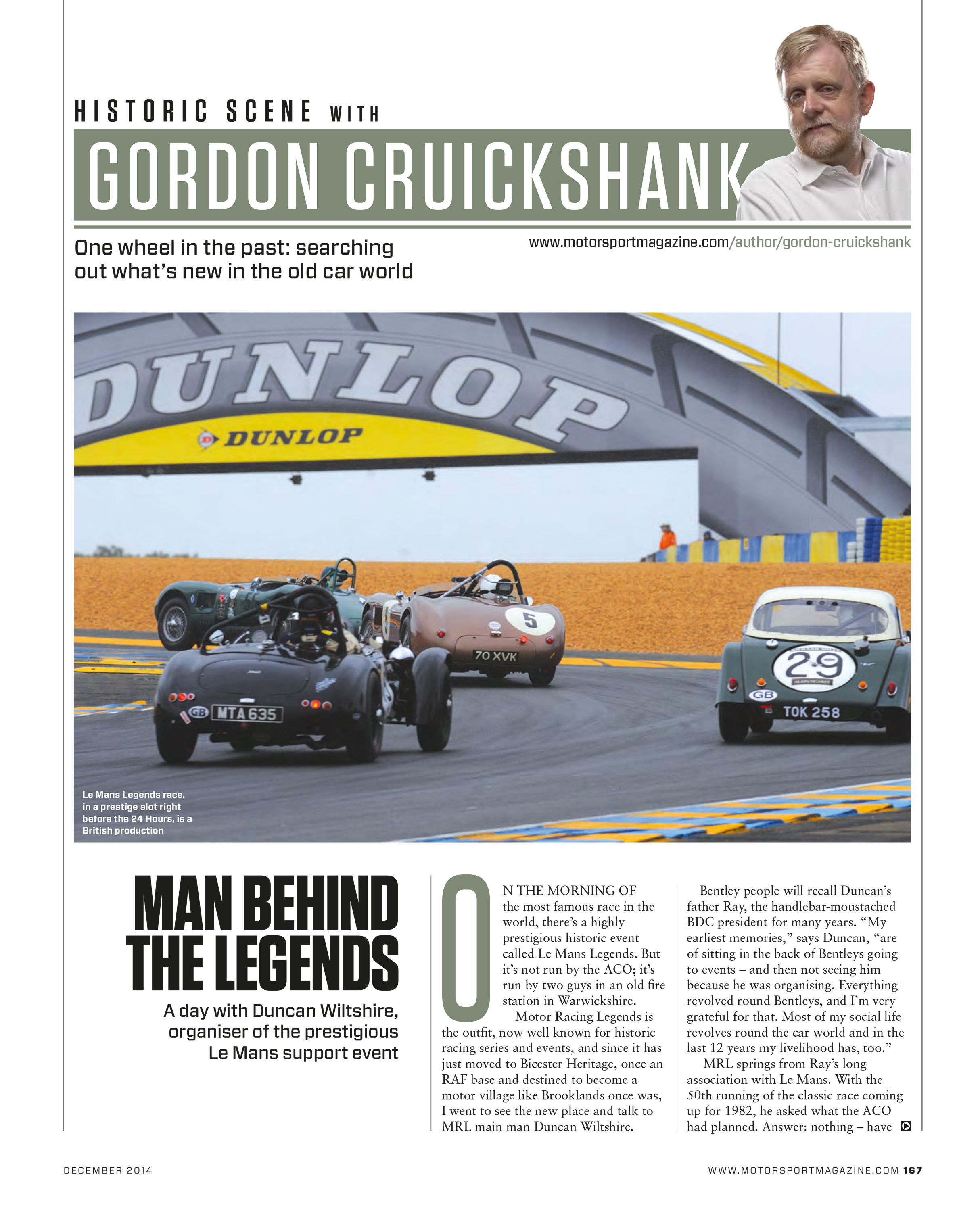 Historic scene with Gordon Cruickshank | Motor Sport Magazine Archive