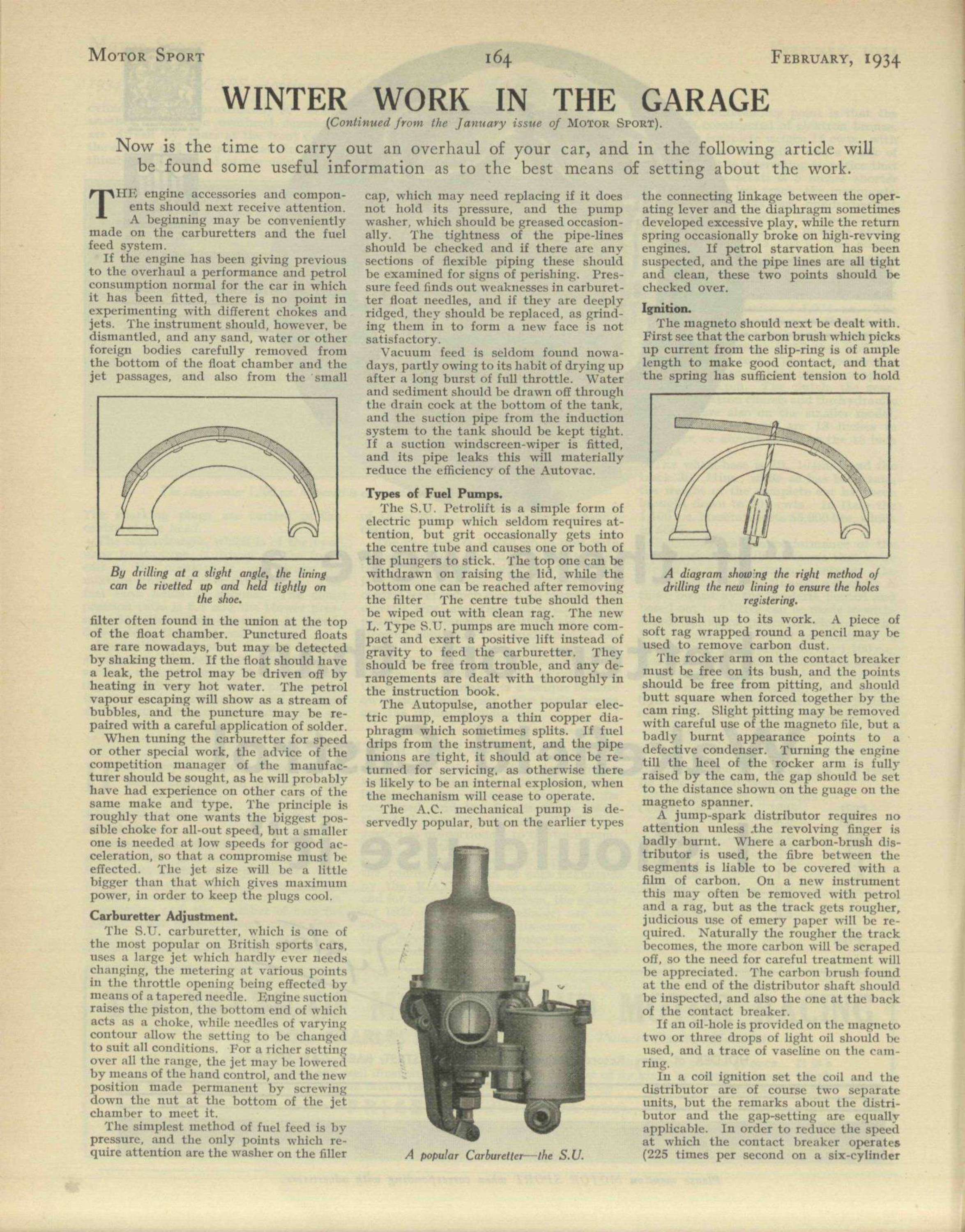 S. LEWIS February 1934 - Motor Sport Magazine