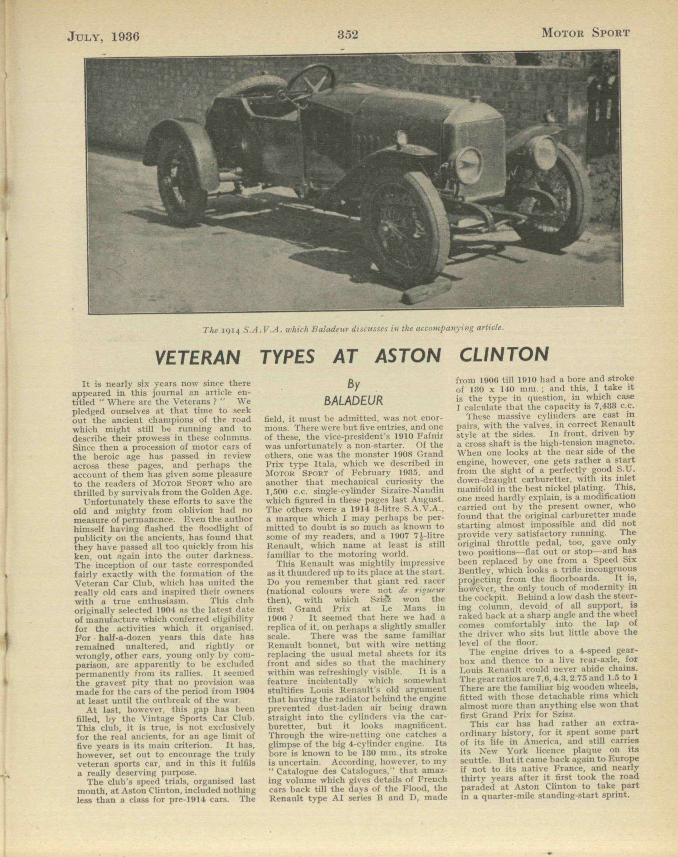 July 1936 - Motor Sport Magazine