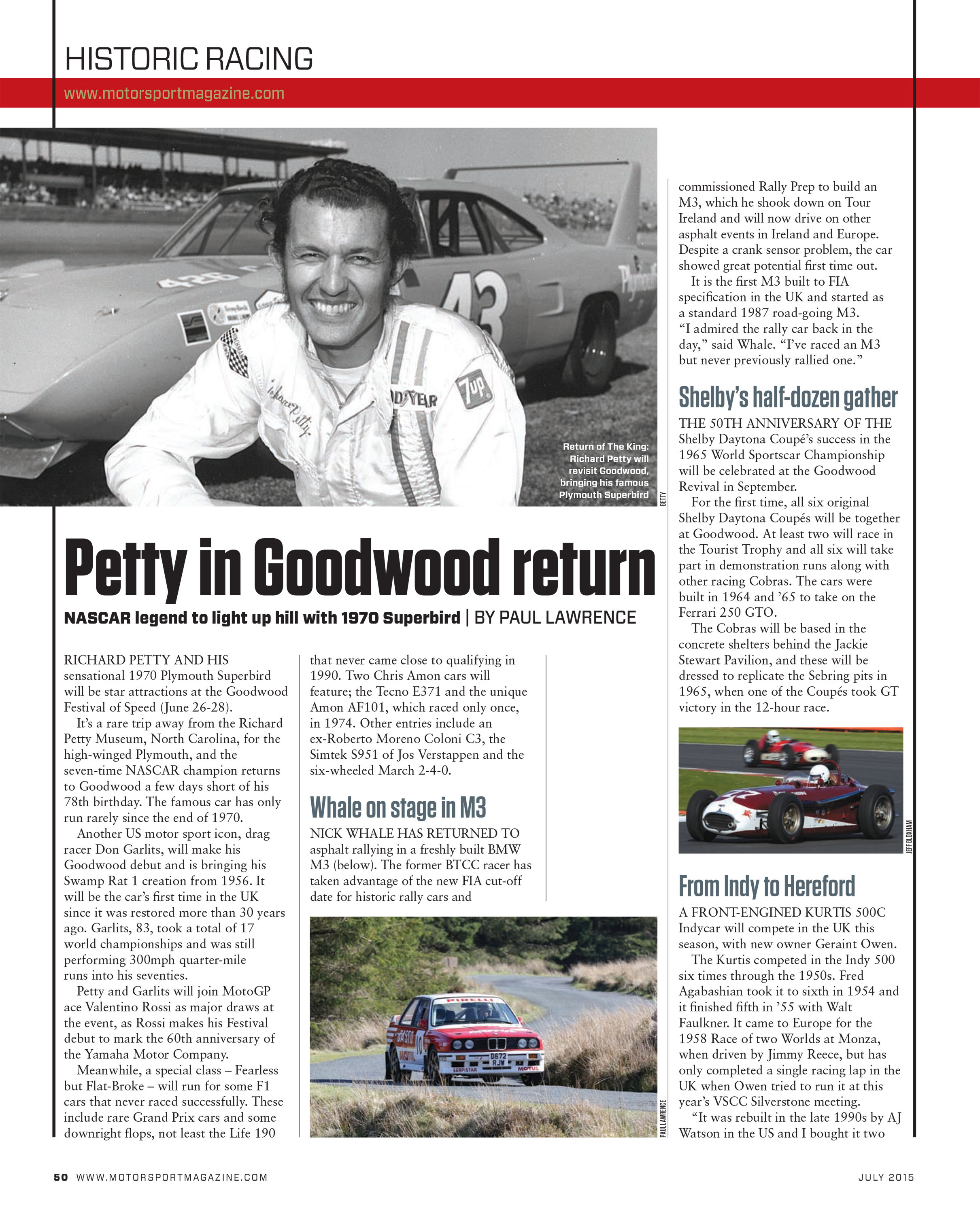 Historic racing news | Motor Sport Magazine Archive