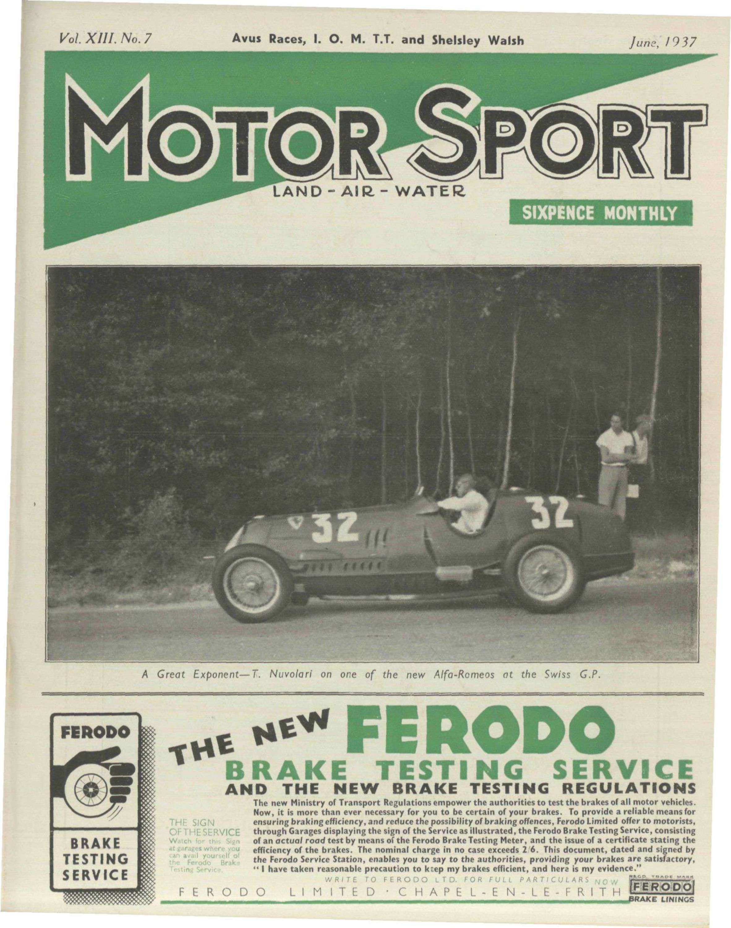 ULSTER TROPHY RACE June 1937 - Motor Sport Magazine