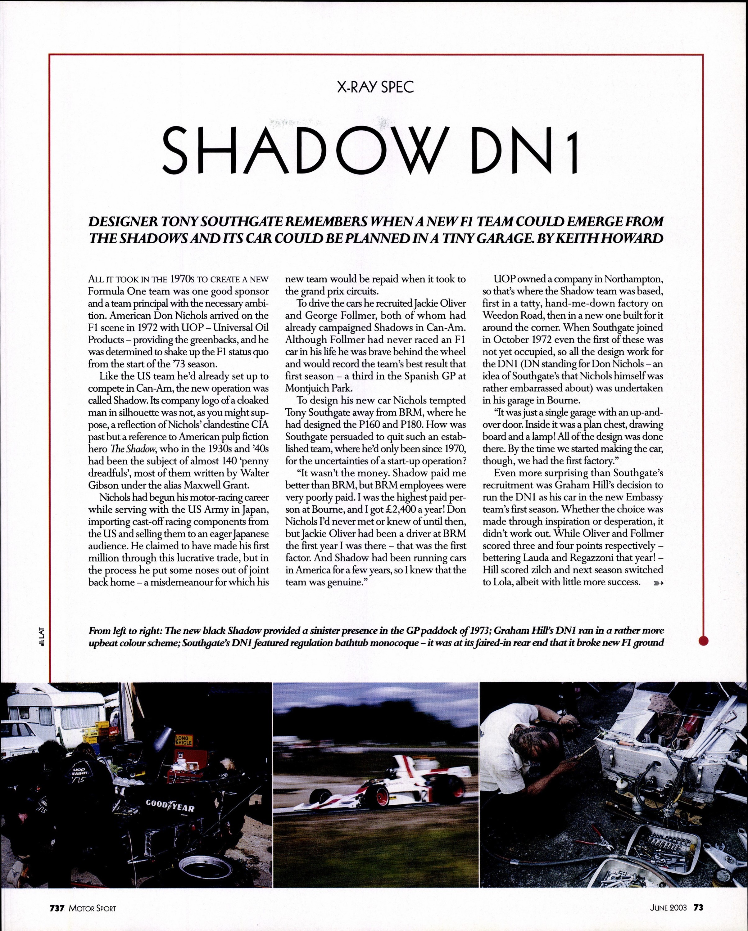 Shadow DN1 | Motor Sport Magazine Archive