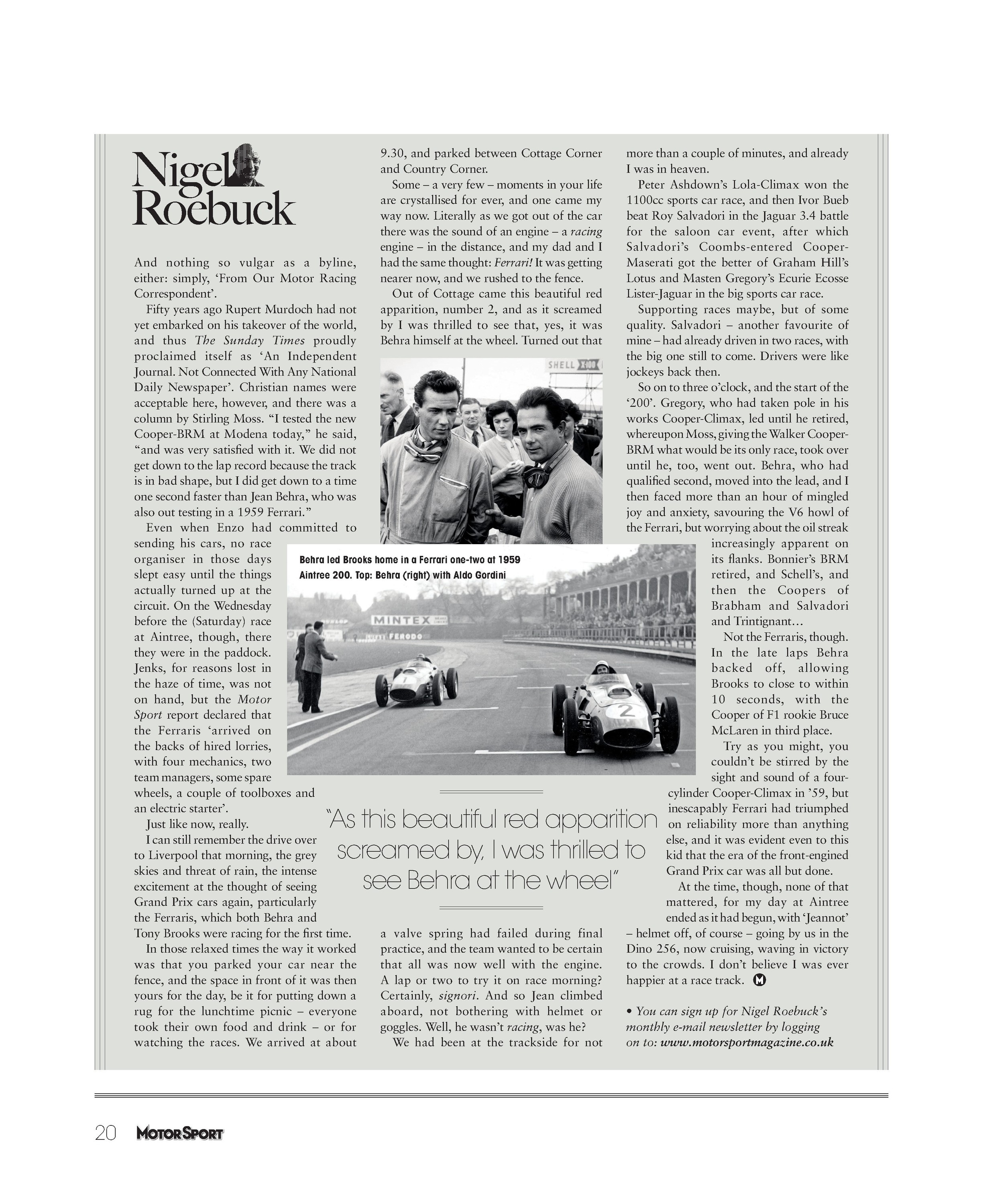 Debut for 'last' GT40 June 2009 - Motor Sport Magazine