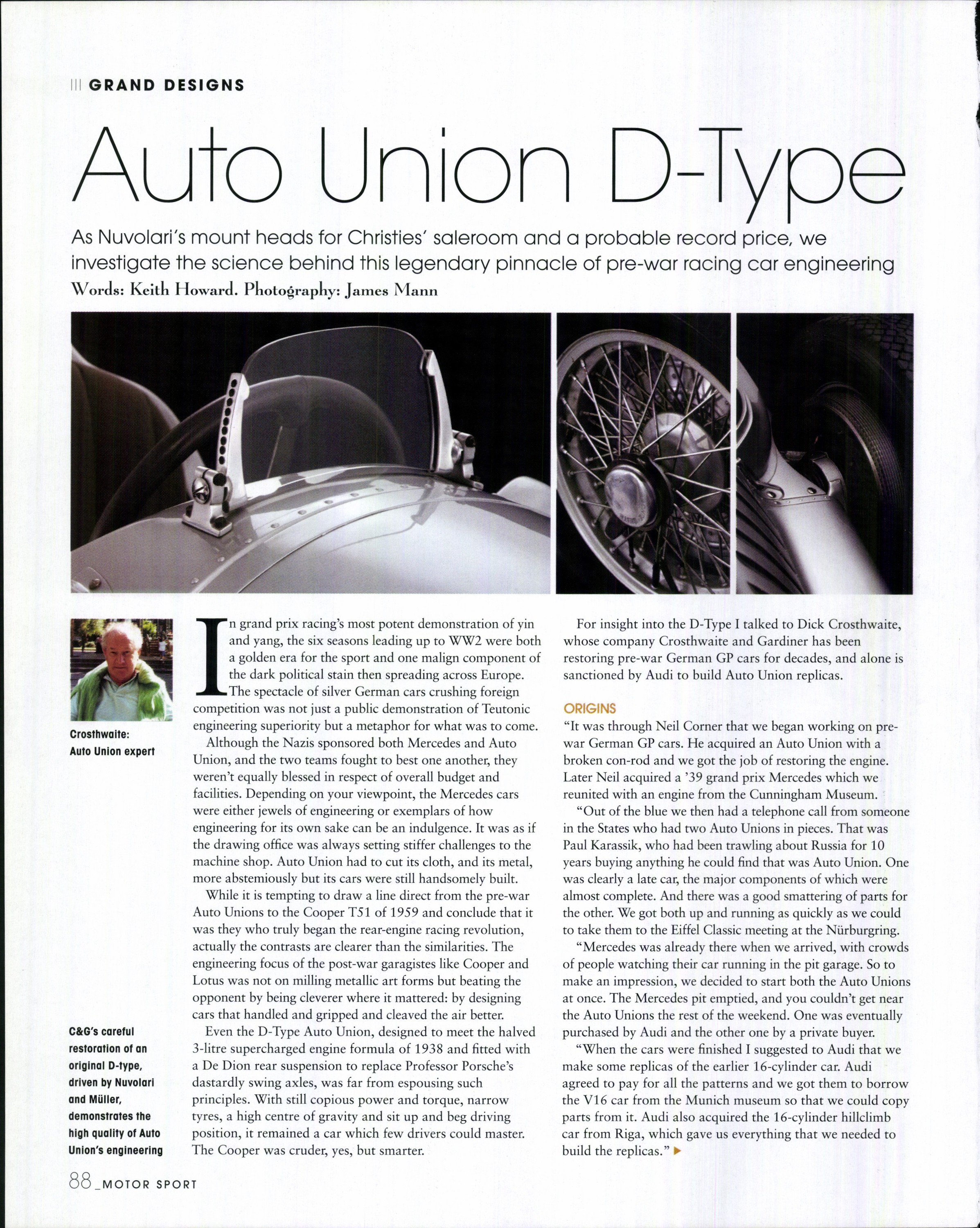 Auto Union D-Type | Motor Sport Magazine Archive