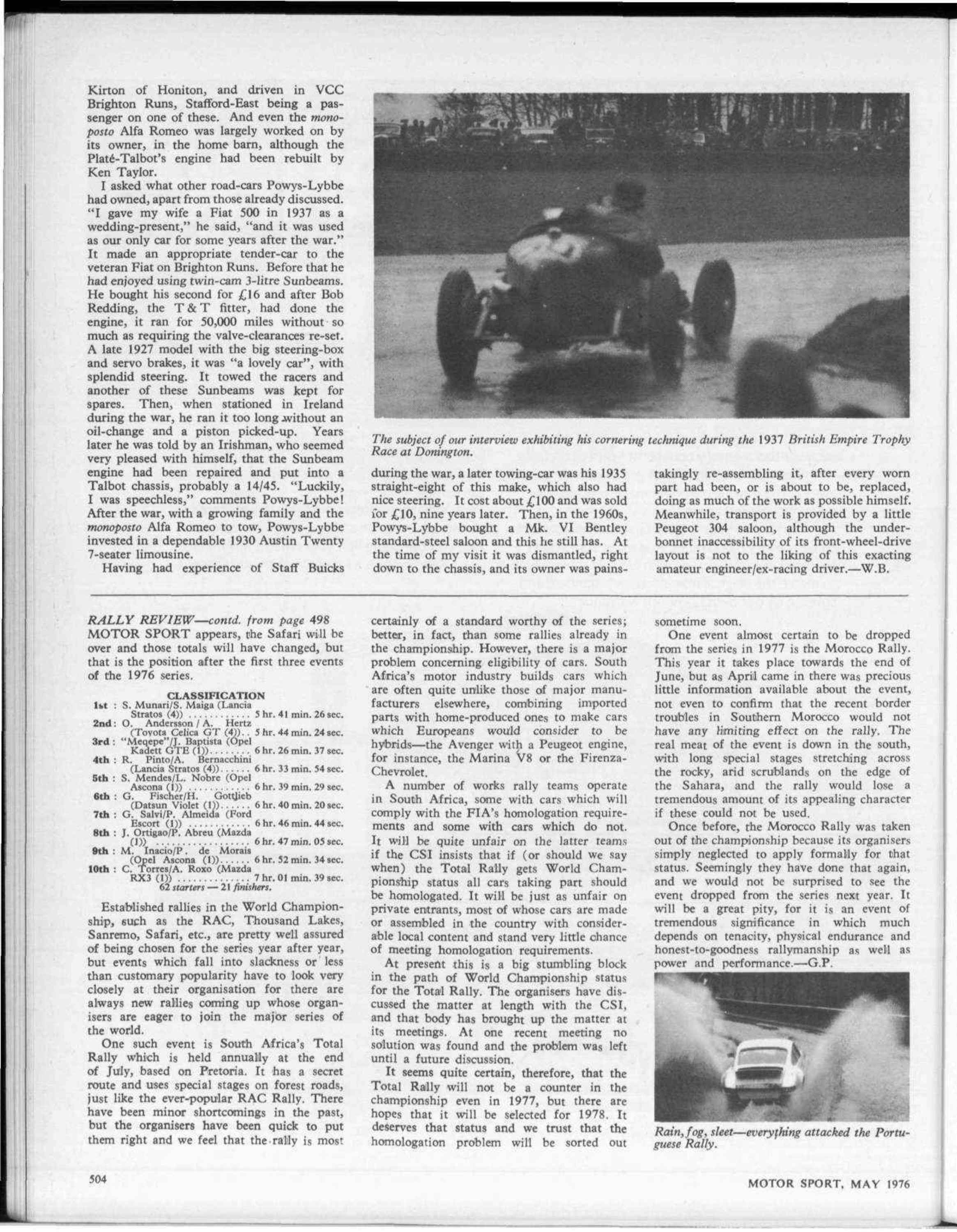 May 1976 - Motor Sport Magazine