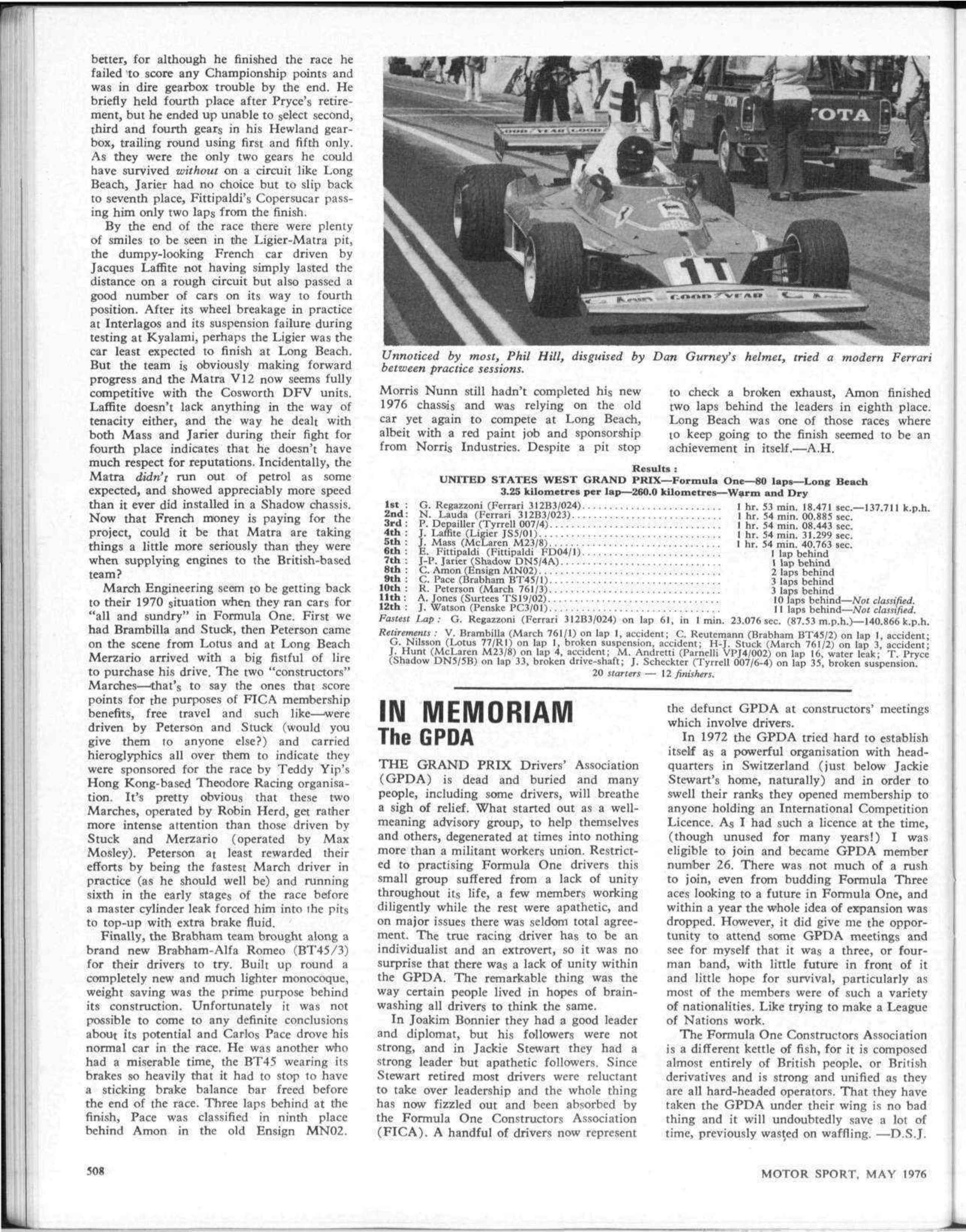 May 1976 - Motor Sport Magazine