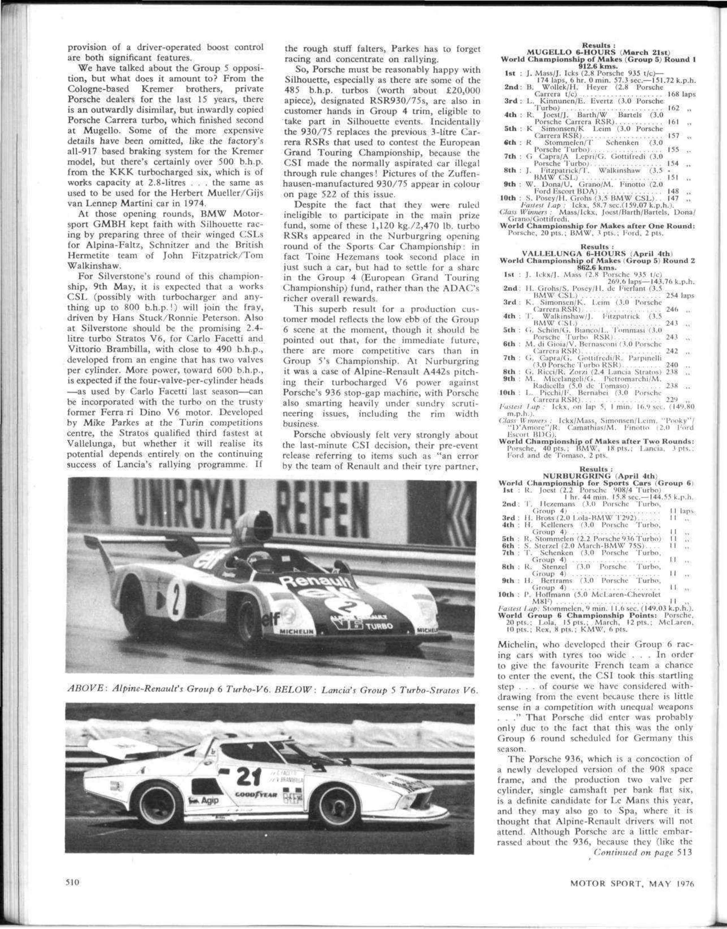 May 1976 - Motor Sport Magazine