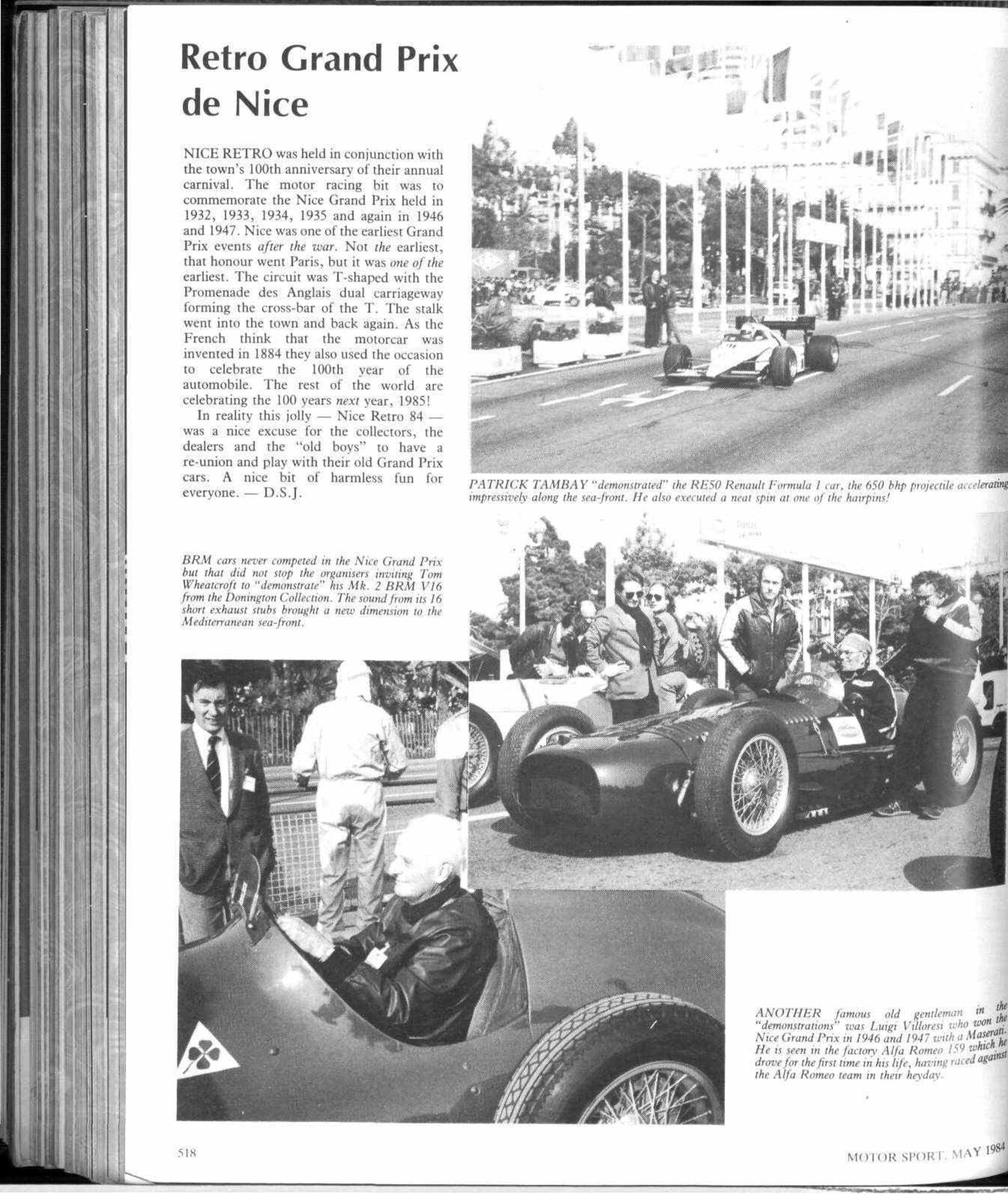 Retro Grand Prix de Nice May 1984 - Motor Sport Magazine