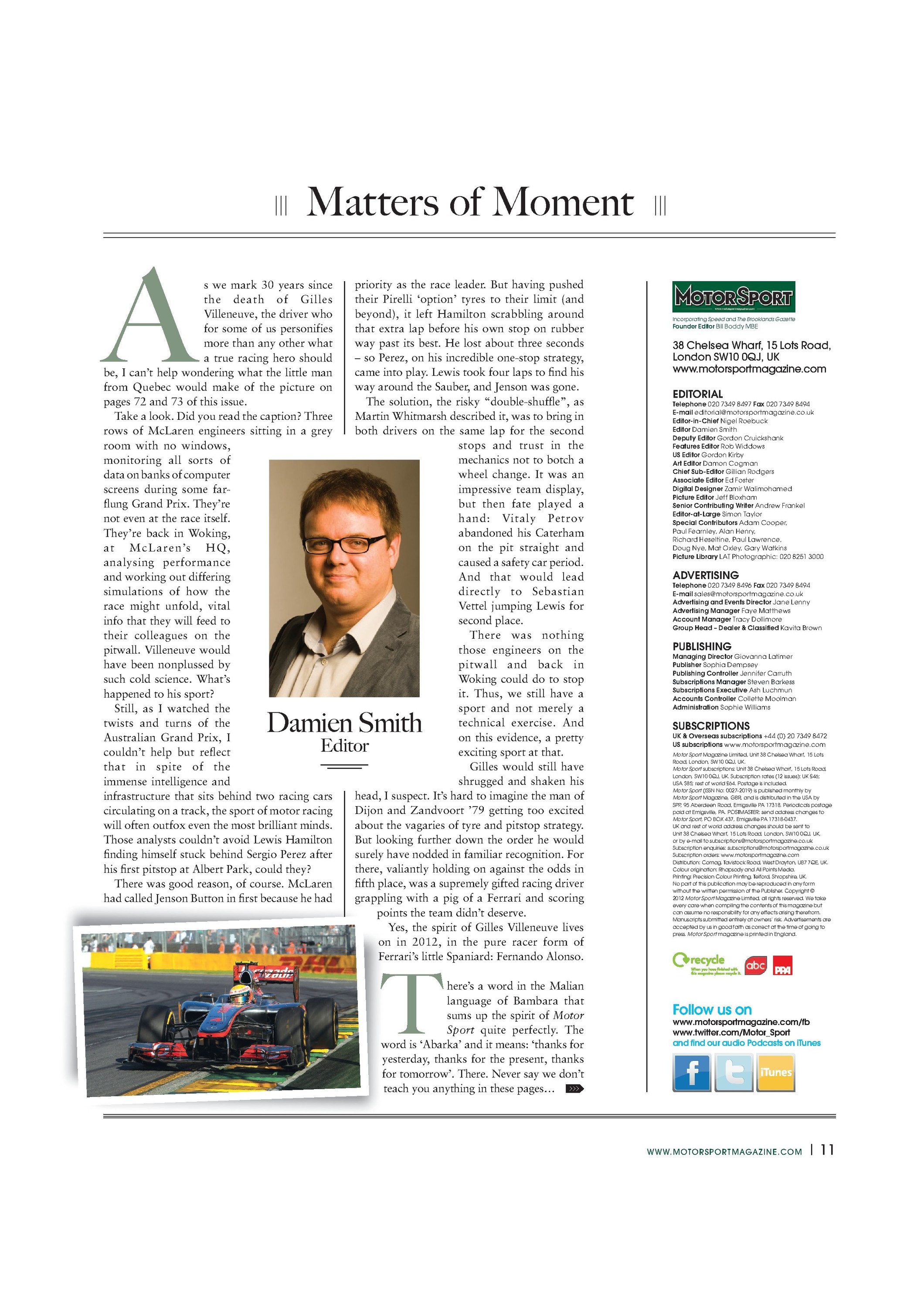 Louis Stanley: Another Fine Mess? May 2012 - Motor Sport Magazine