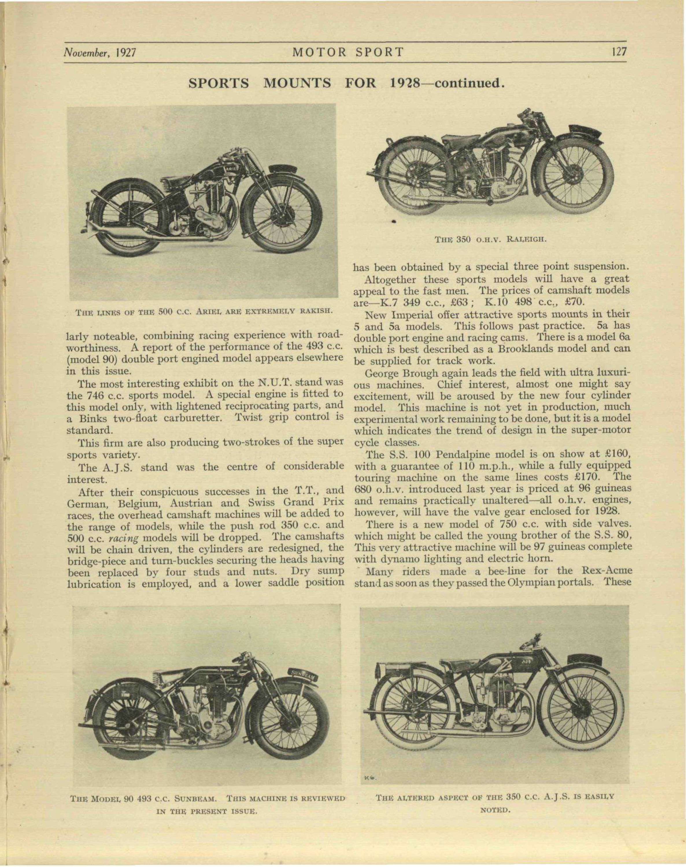 TUNING THE BLACKBURNE SUPERSPORTS 350 CC ENGINE November 1927 - Motor ...