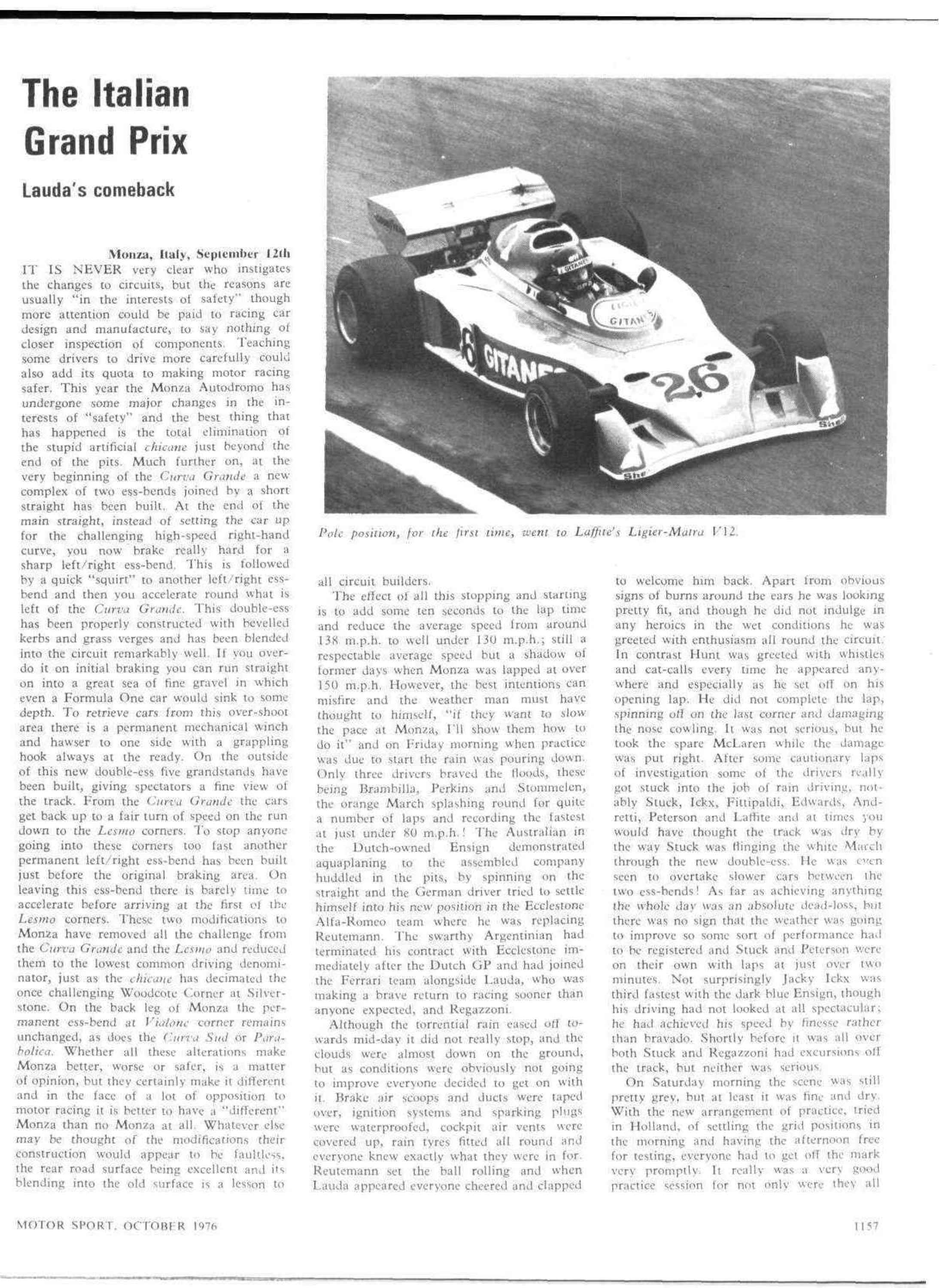 English Racing Automobiles-E.R.A. October 1976 - Motor Sport Magazine