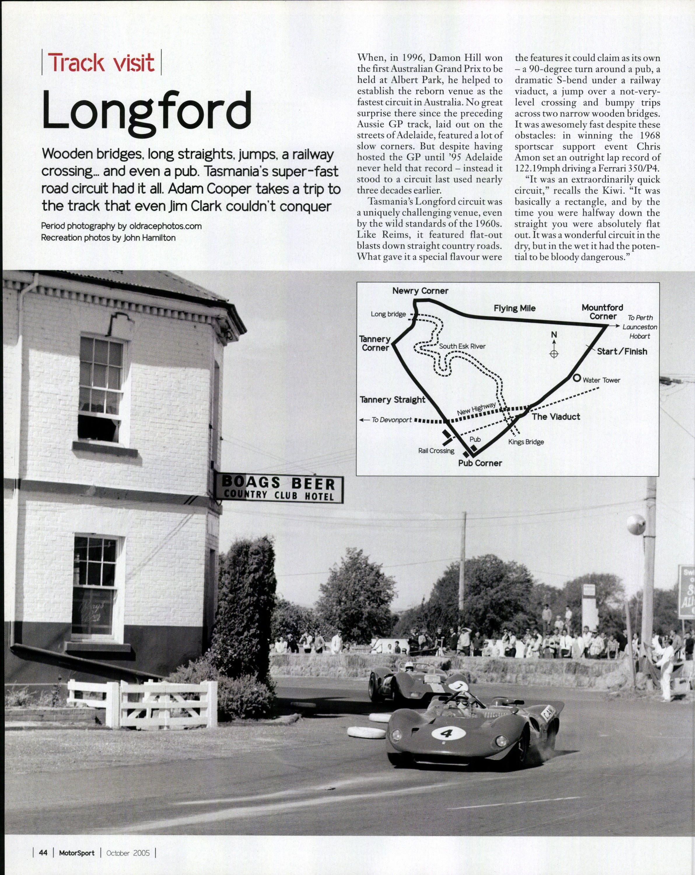 Track visit -- Longford | Motor Sport Magazine Archive