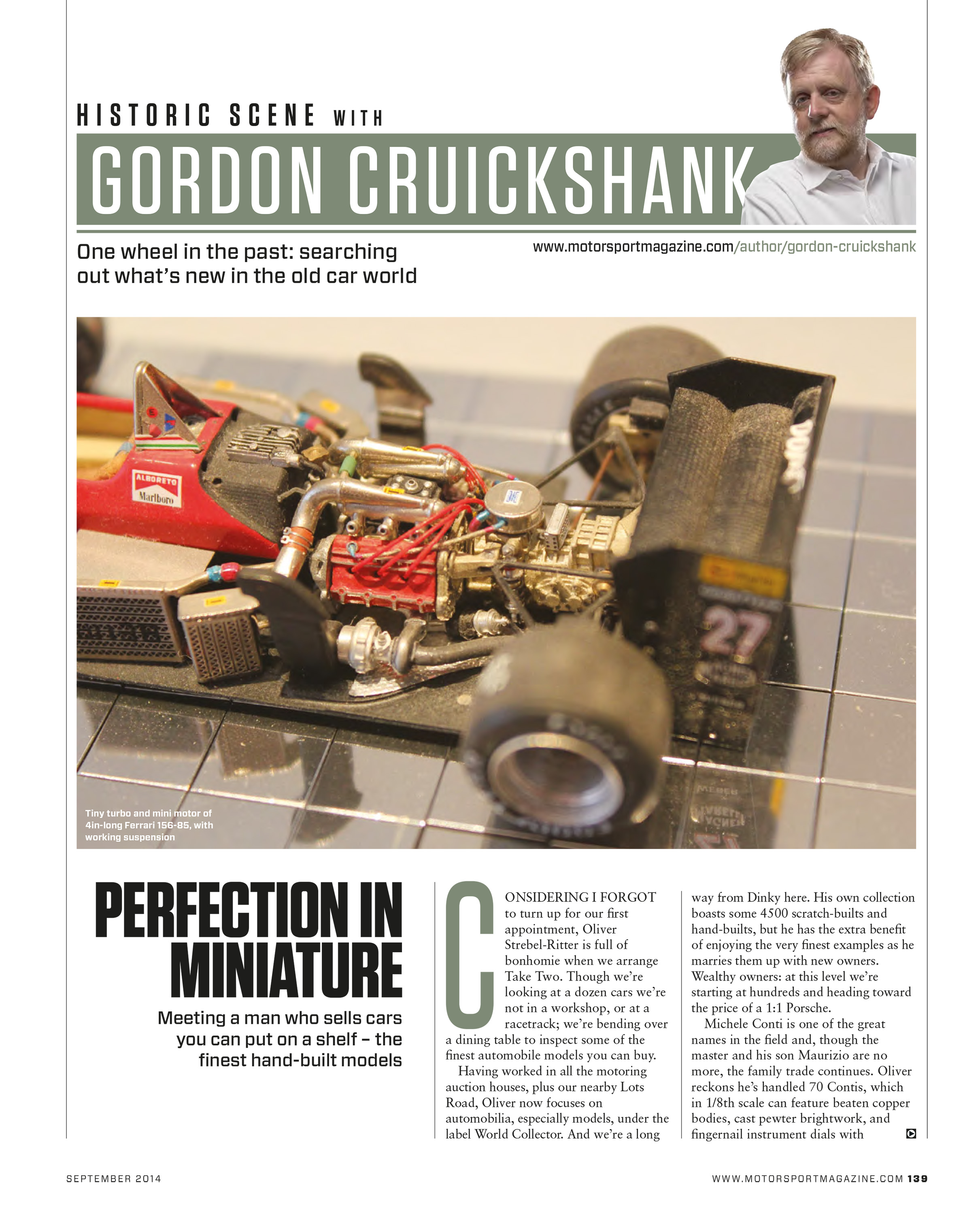 Historic scene with... Gordon Cruickshank | Motor Sport Magazine Archive