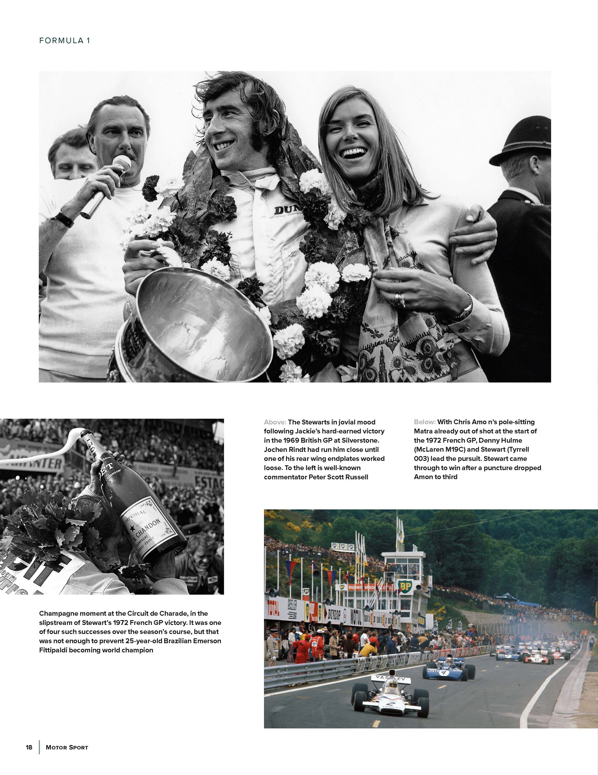 Jackie Stewart - FOREWORD by Damon Hill - Motor Sport Magazine