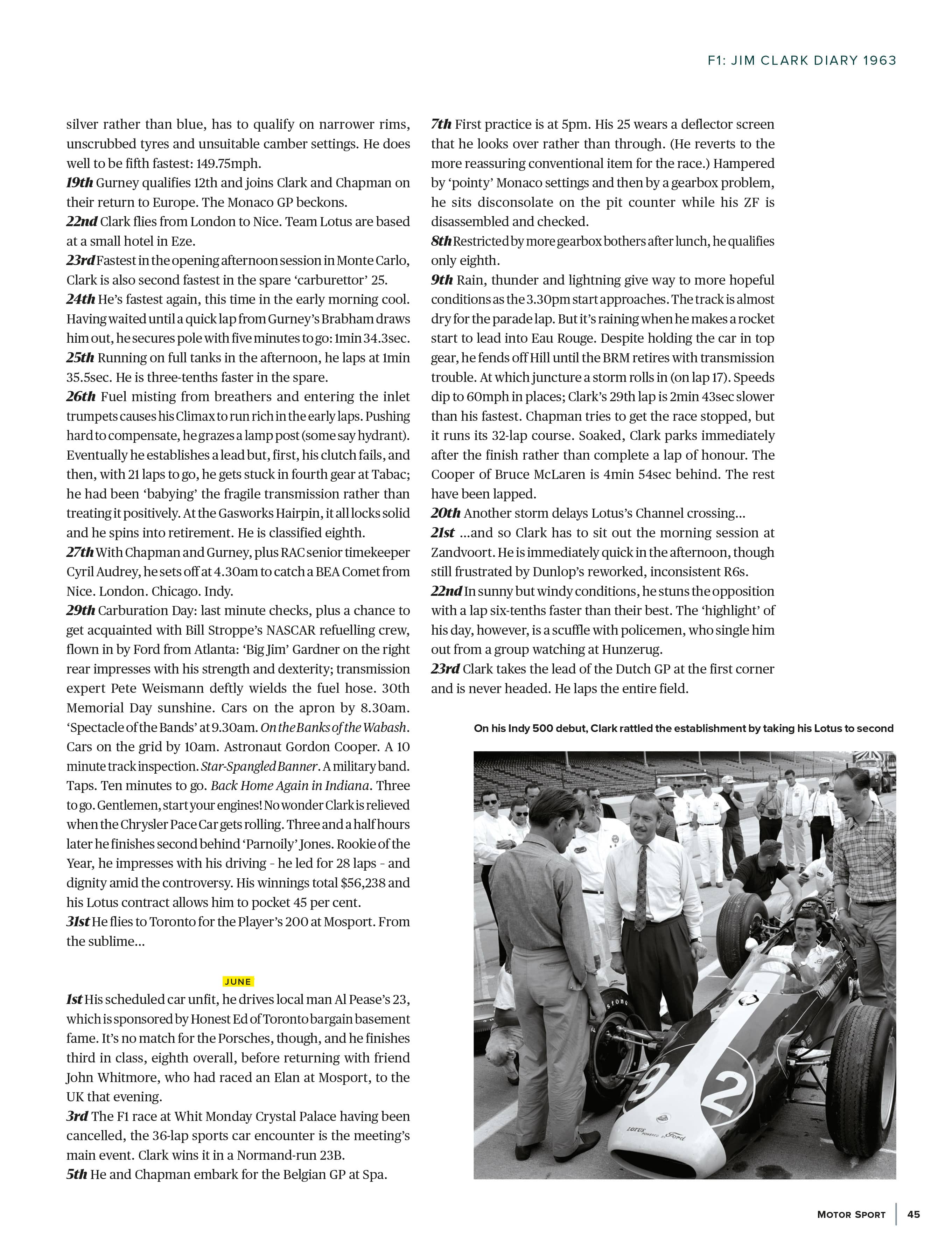 Jim Clark - Motor Sport Magazine